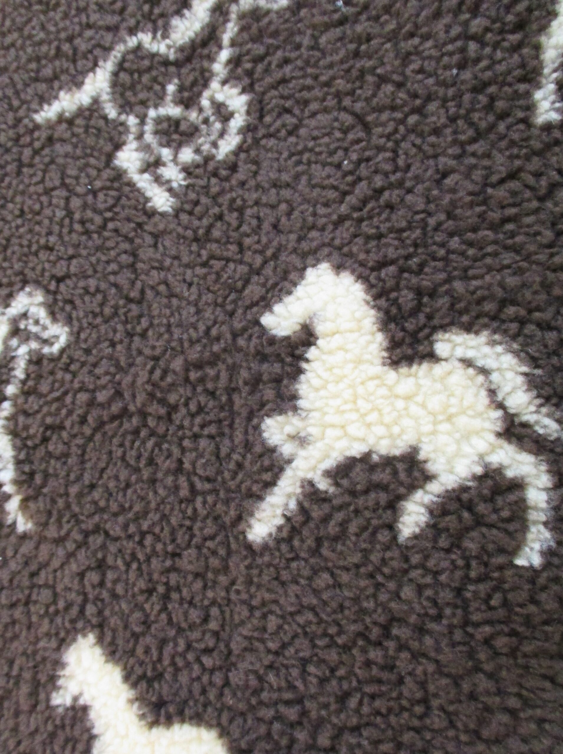 Sherpa Fleece Jacket in Horse Design - Farfield Clothing